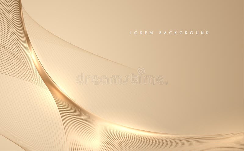 Abstract Gold Light Threads Background Stock Illustrations – 240 ...