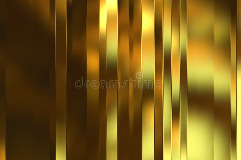 Abstract Gold Vertical Metallic Fabric Geometric Shape Golden Waving ...