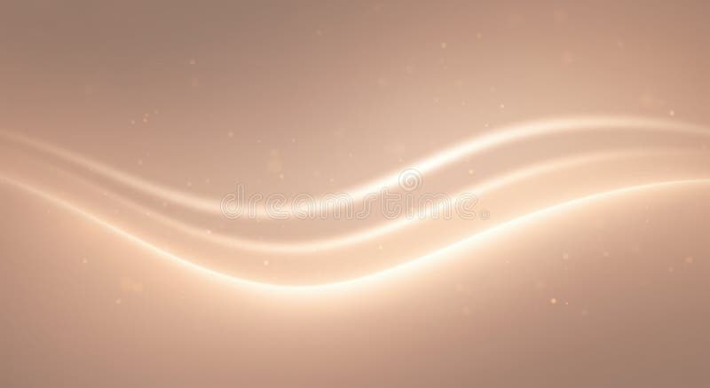Abstract Gold Wave Light Background Stock Illustration - Illustration ...