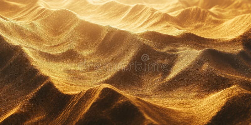 Abstract Gold Wave Pattern with Shiny Textured Surface for Modern ...