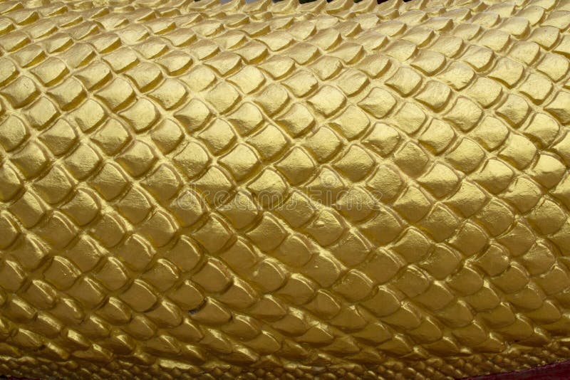 Abstract Gold Yellow Serpent Scale Statue Texture Stock Image - Image ...