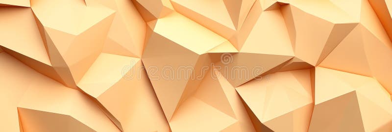 Abstract Golden Background, Crumpled Paper, Geometric Pattern, Design ...