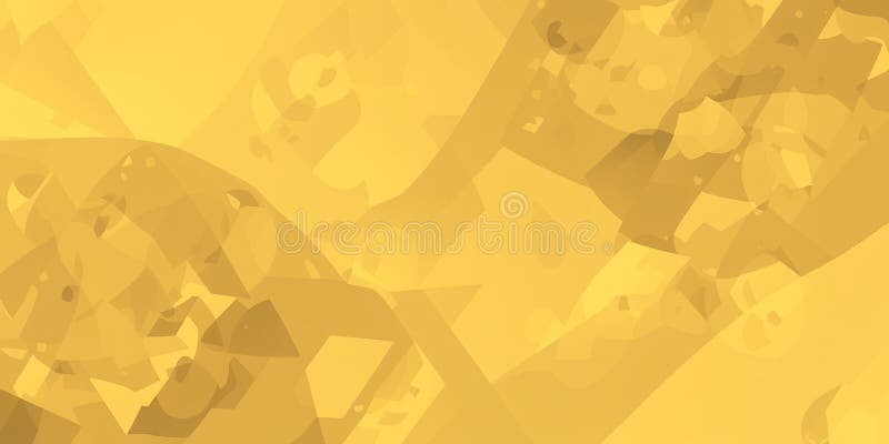 Abstract Golden Background with Geometric Shapes Creating a Textured ...