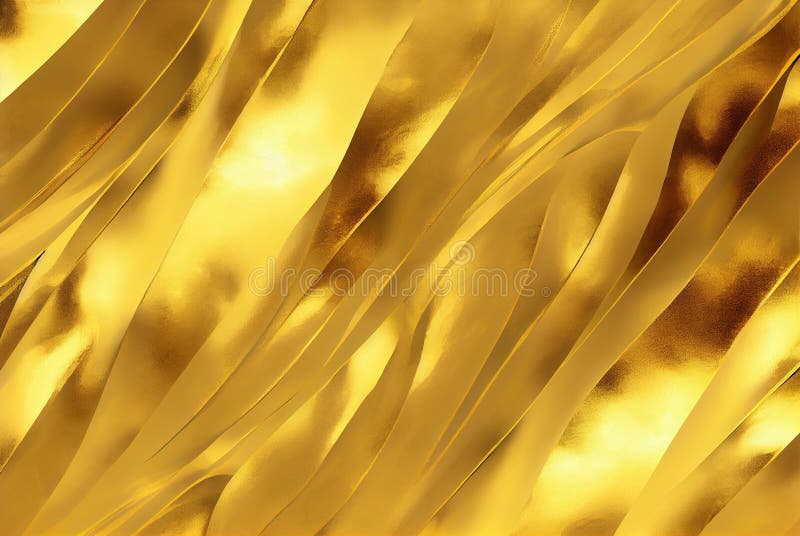 Golden Fur Texture Background. Shiny Gold Fur Pattern Stock ...