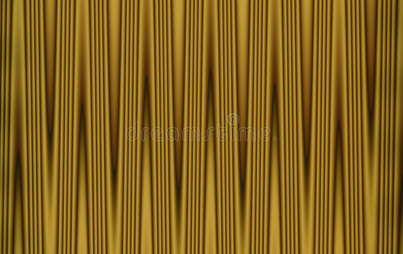 Abstract Golden Background. Zigzag with Dark Shadow Lines Pattern in ...