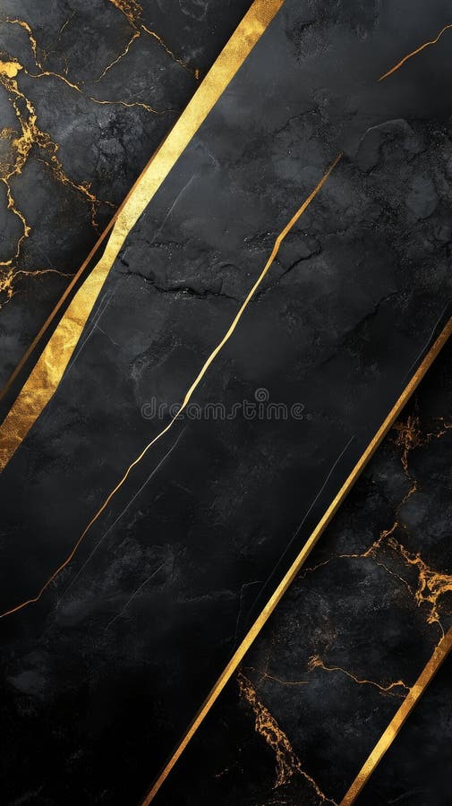 Abstract Golden and Black Design with Sparkling Effects Suitable for ...