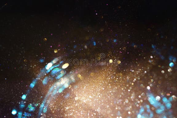 Abstract Golden Blurred Gradient Light or Lens Flare Pattern Stock ...