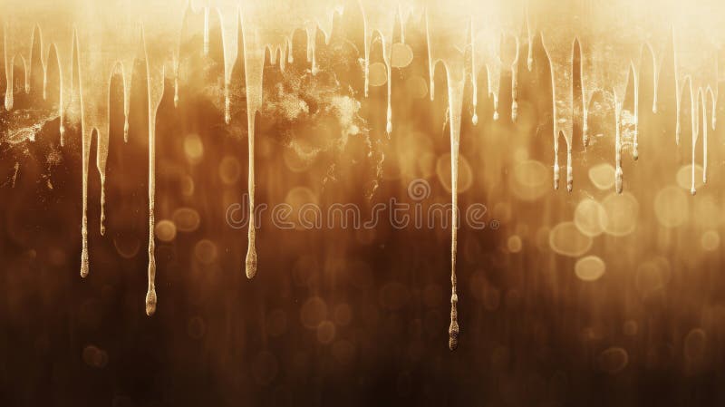Abstract Golden Dripping Texture Bokeh Effect Stock Photos - Free ...