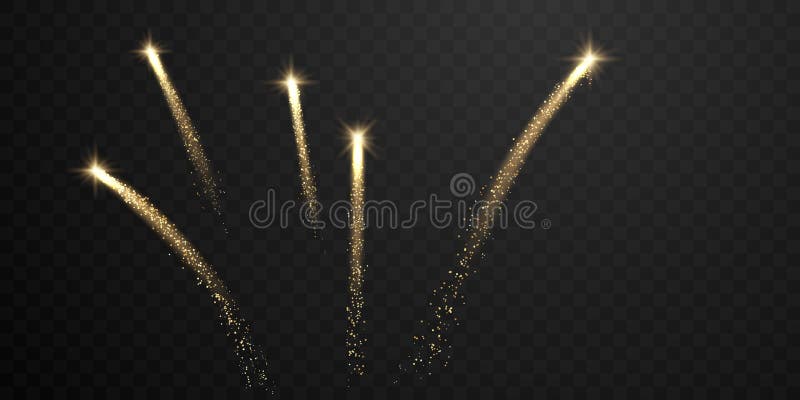 Abstract Golden Fireworks Design Background Stock Vector - Illustration ...