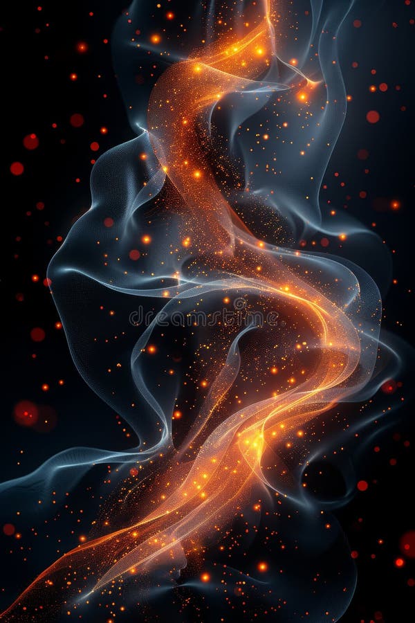 Abstract Golden Flower Design Stock Illustration - Illustration of ...