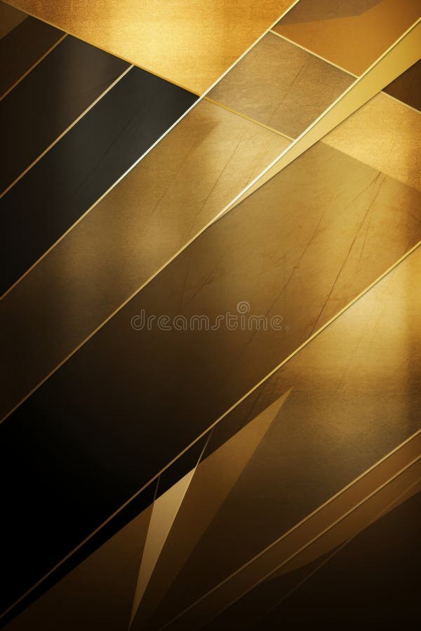 Abstract Golden Geometric Pattern Background Stock Illustration - Illustration of digital ...