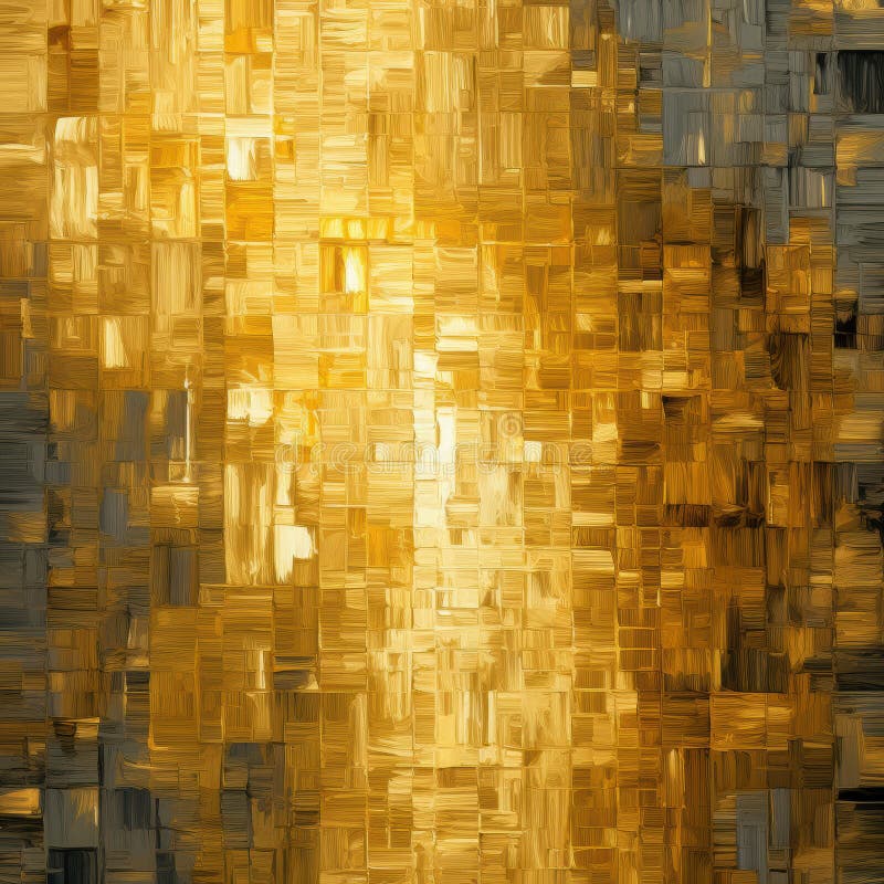 An Abstract Golden Light Pattern Made for the Purpose of Artistic ...