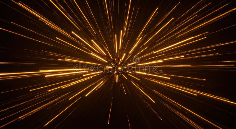 Golden Light Burst stock illustration. Illustration of design - 371744402