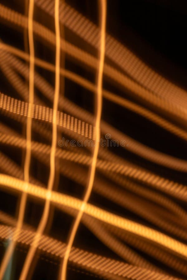 Abstract Golden Line Pattern. Light Motion Effect Stock Image - Image ...