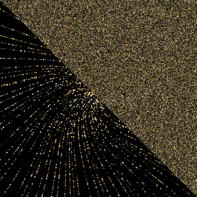 Abstract Golden Particles. Festive Background. Vector Illustration. Eps ...