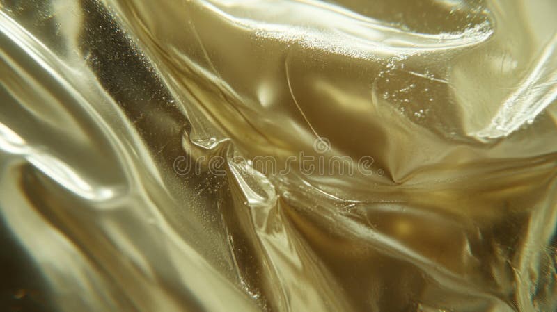 Abstract Golden Plastic Draped Texture Background Stock Illustration ...