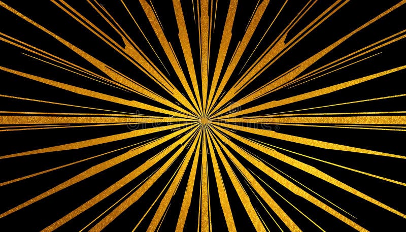 Abstract Golden Rays Pattern, Background Light Effect, Stock Photo ...