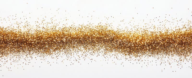 An Abstract Golden Sparkle Border Surrounded by a Gold Foil Frame on a ...