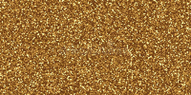 Abstract Golden Spotted Pixelated Background Design, Pattern in ...