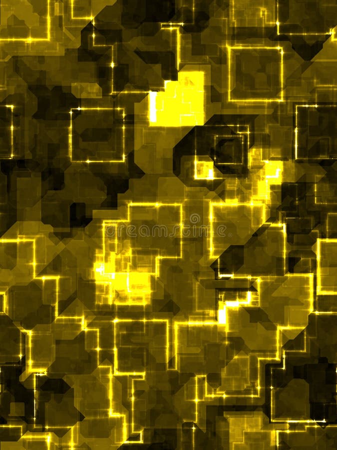 Abstract Golden Square Background Stock Illustration - Illustration of ...