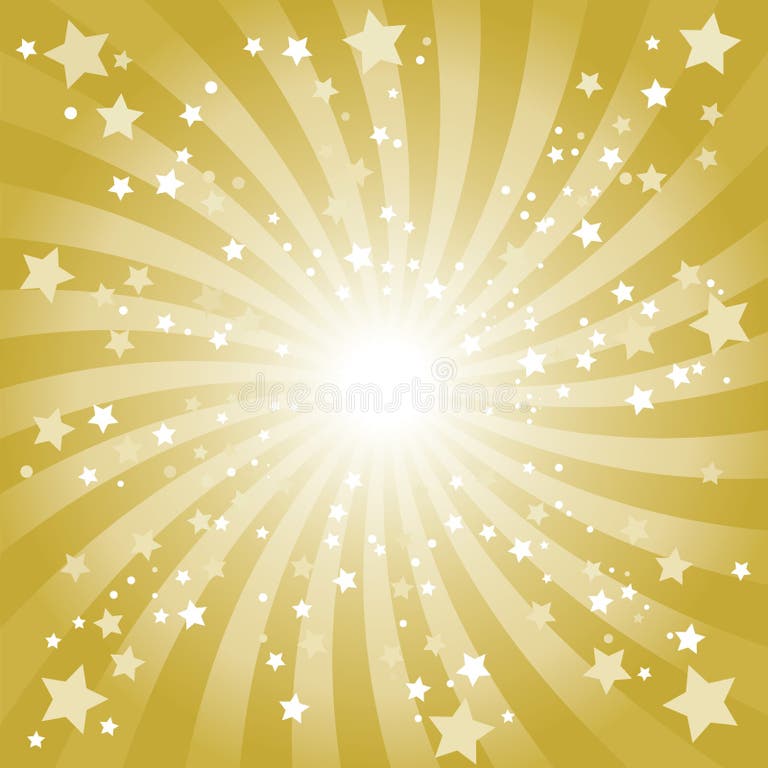 Abstract Golden Star Background Stock Vector - Illustration of glitter ...