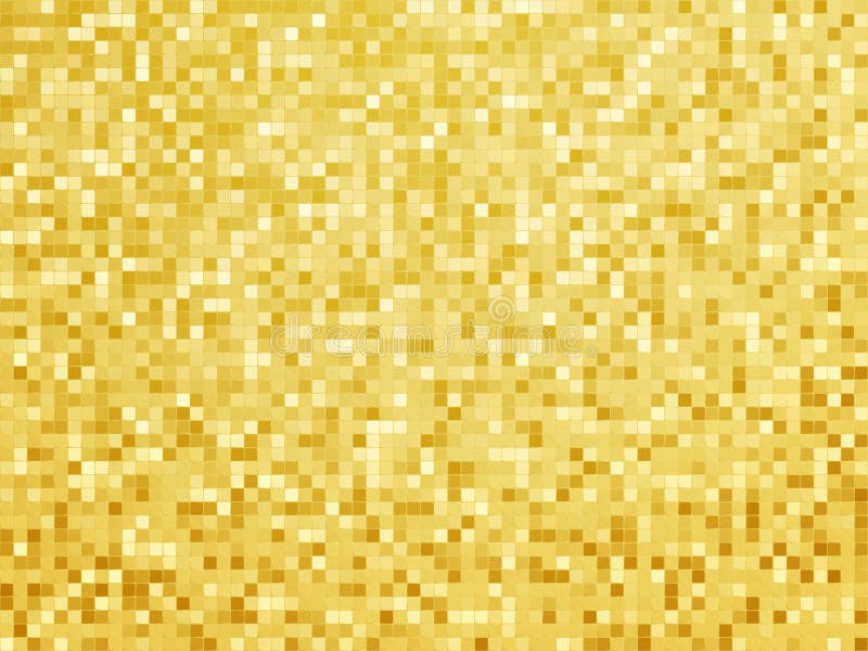 Abstract Golden Tile Pattern Stock Illustration - Illustration of gold ...