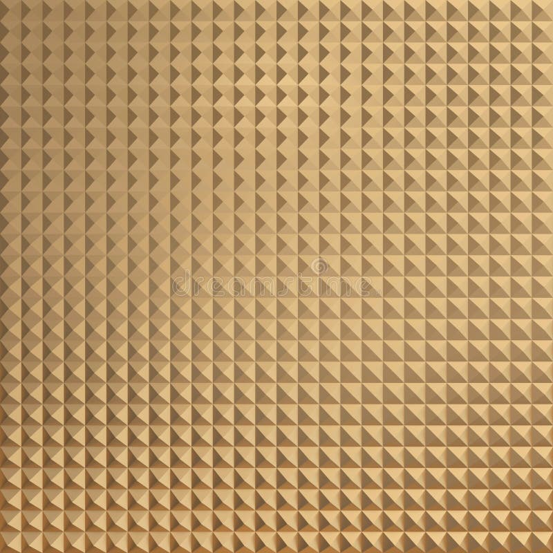 Abstract Golden Wall Background. 3d Render Illustration Stock ...