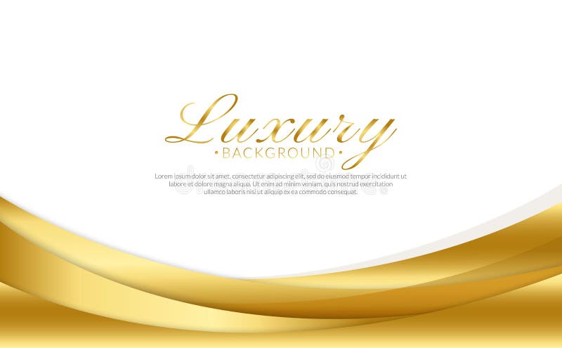 Abstract Golden Wave Background. Luxury Golden Curve Background. Stock ... Abstract Golden Wave Background. Luxury Golden Curve Background. Stock ...