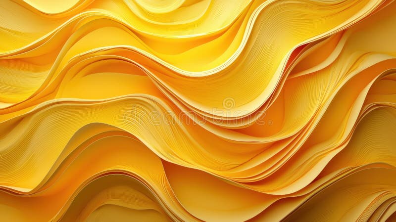 Abstract Golden Wave Pattern Stock Illustration - Illustration of style ...