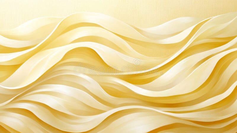 Abstract Golden Waves Background, Seamless Pattern Texture, Digital Art ...