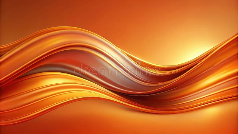 Abstract Golden Waves Elegant Fluid Design for Luxurious Backgrounds ...