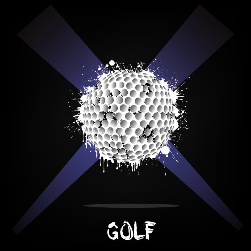 Abstract golf background stock vector. Illustration of putting - 24371879