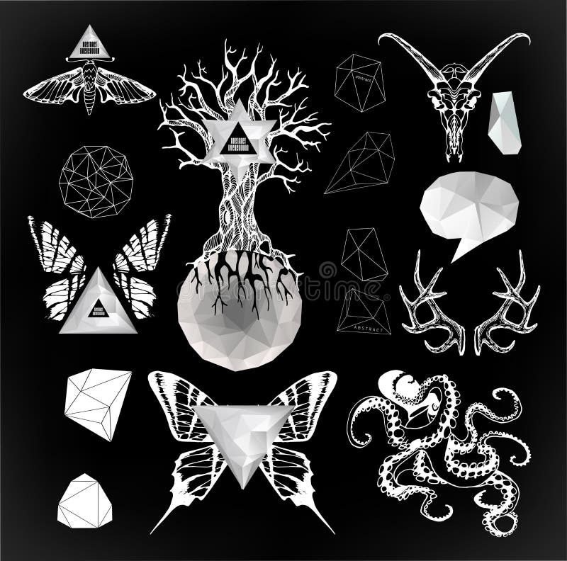 Abstract gothic stock vector. Illustration of floral - 56935064