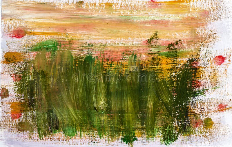 Abstract Gouache Background Stock Illustration - Illustration of blot ...