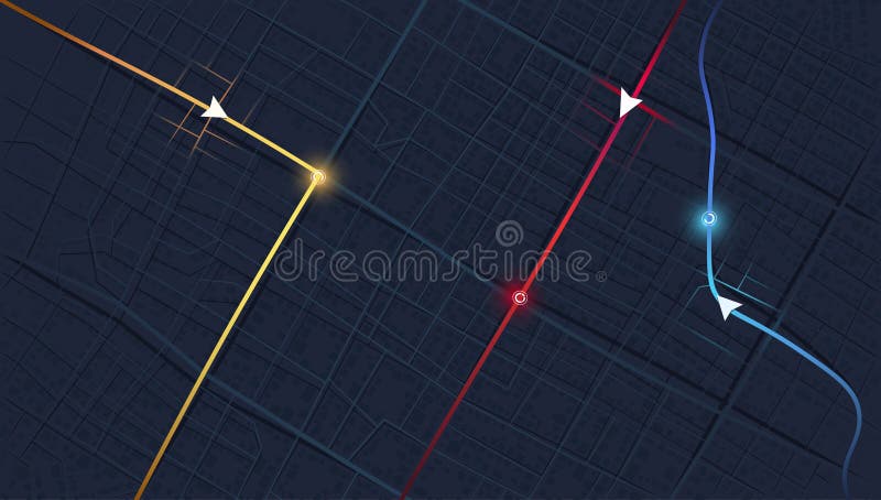 Abstract GPS Navigation, Delivery Location and Map Pointer. City Map ...