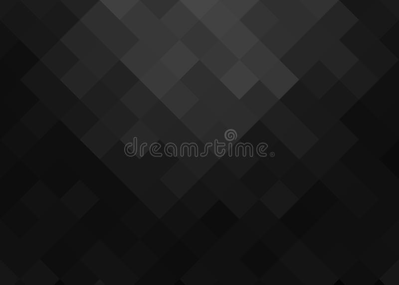 Abstract Gradient Background in Black and Gray Tones of Squares Stock ...