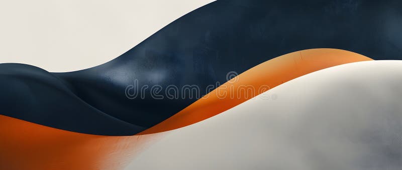 Abstract Gradient Background with Blue, Orange, White Stock ...