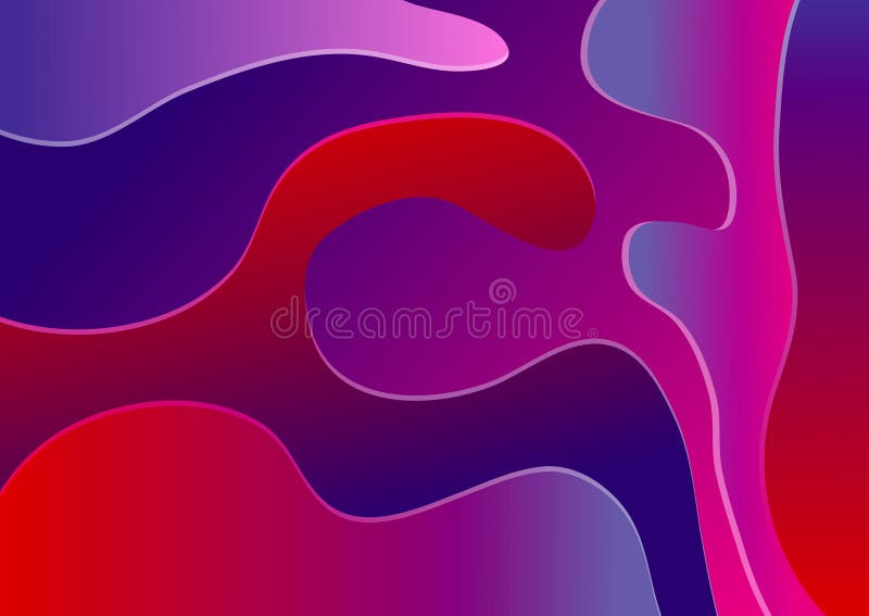 Abstract Gradient Background with 3D Visualization. Template Stock ...