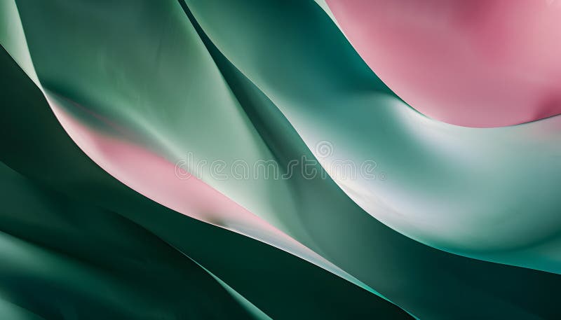 Abstract Gradient Background with Dark Green and Pink Stock ...