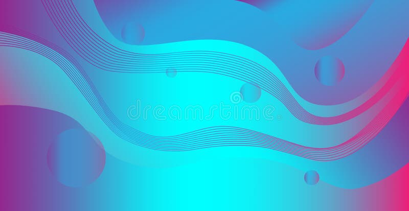 Abstract Gradient Background with Different Geometric Shapes - Vector ...