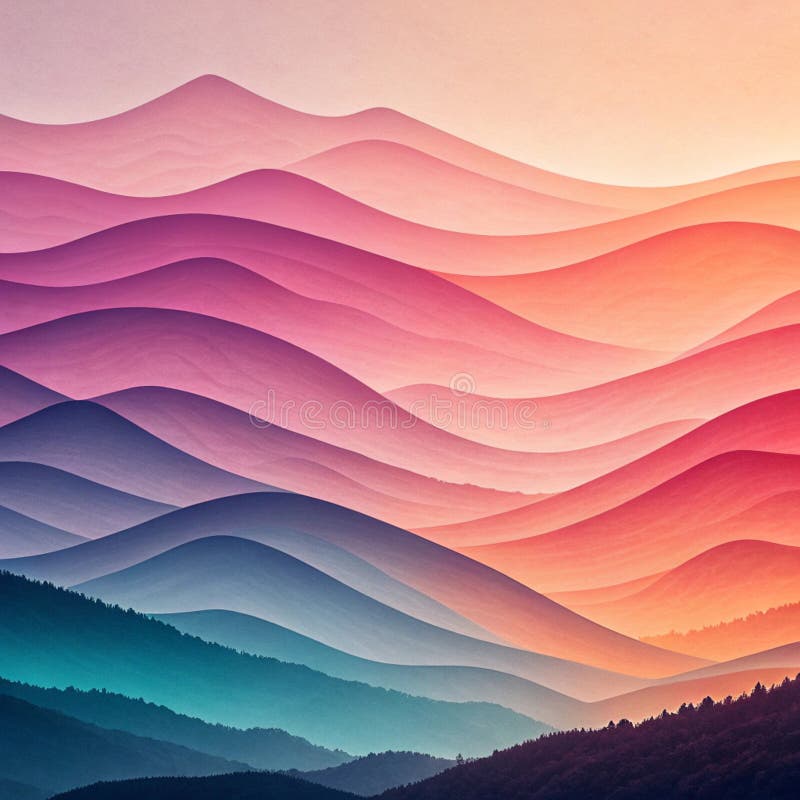 Abstract Gradient Background for Digital Art and UI Design Stock ...