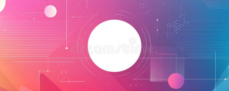 Abstract Gradient Background with Geometric Shapes and Vibrant Colors ...