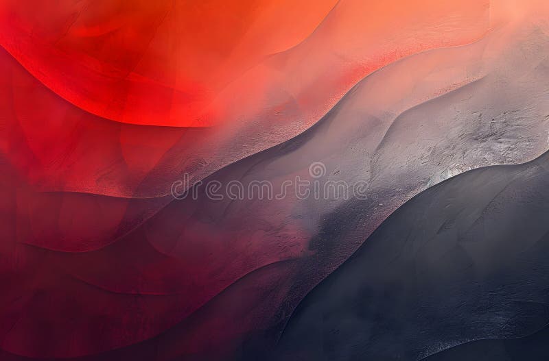 Abstract Grainy Red & Grey Gradient Background Stock Illustration ...
