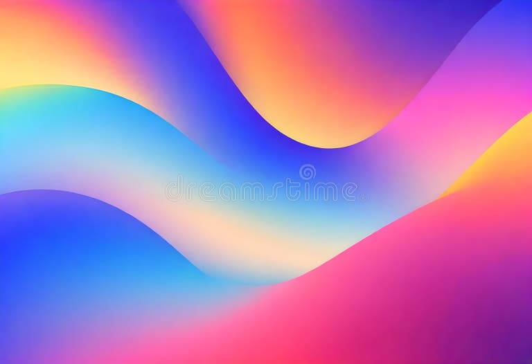 Abstract Gradient Background, HD Gradient Wallpaper Stock Illustration ...