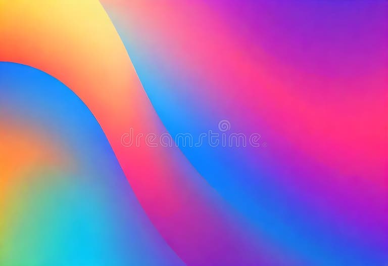 Abstract Gradient Background, HD Gradient Wallpaper Stock Illustration ...