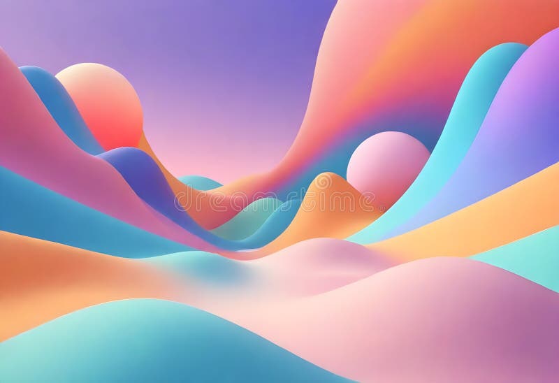 Abstract Gradient Background, HD Gradient Wallpaper Stock Illustration ...