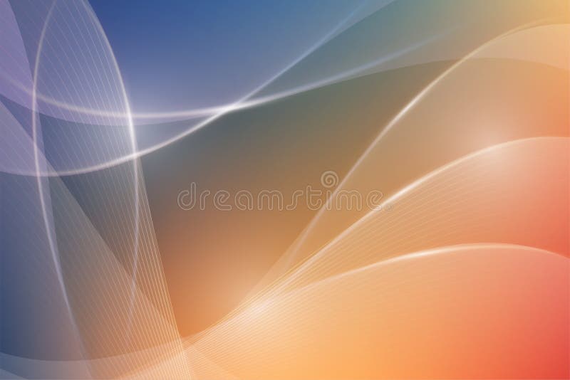 Abstract Gradient Background with Luminous Lines Stock Illustration ...