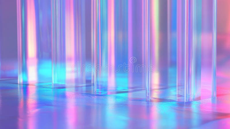 Abstract Gradient Background with Multi-colored Podium for Display ...