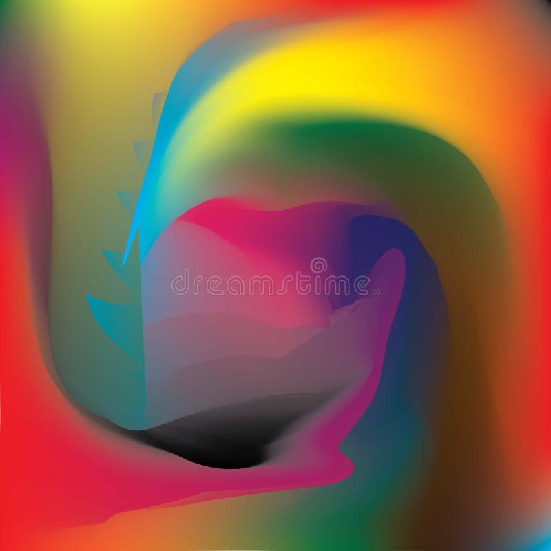 Abstract Gradient Background Nice Vector with Multi Colors Stock ...