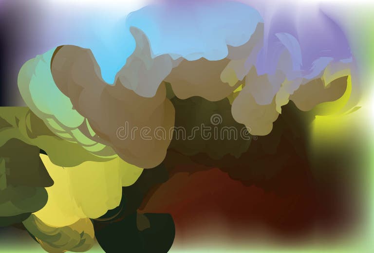 Abstract Gradient Background Nice Vector with Multi Colors Stock Vector ...
